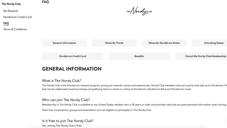 Nordstrom Customer Loyalty Program Breakdown