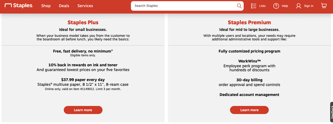 Staples Membership Strategy Breakdown | Appstle